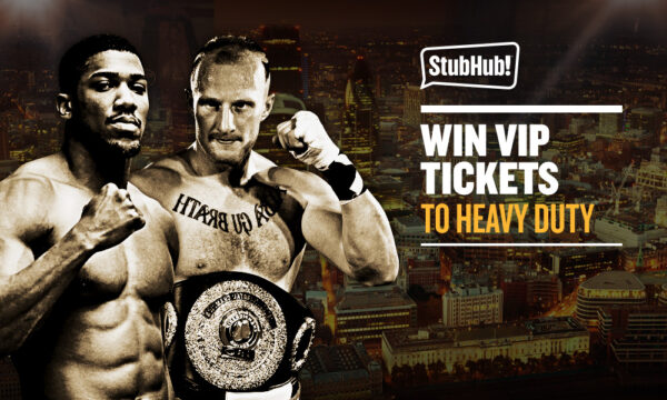 Win Vip Tickets To Heavy Duty Boxing! - Matchroom Boxing