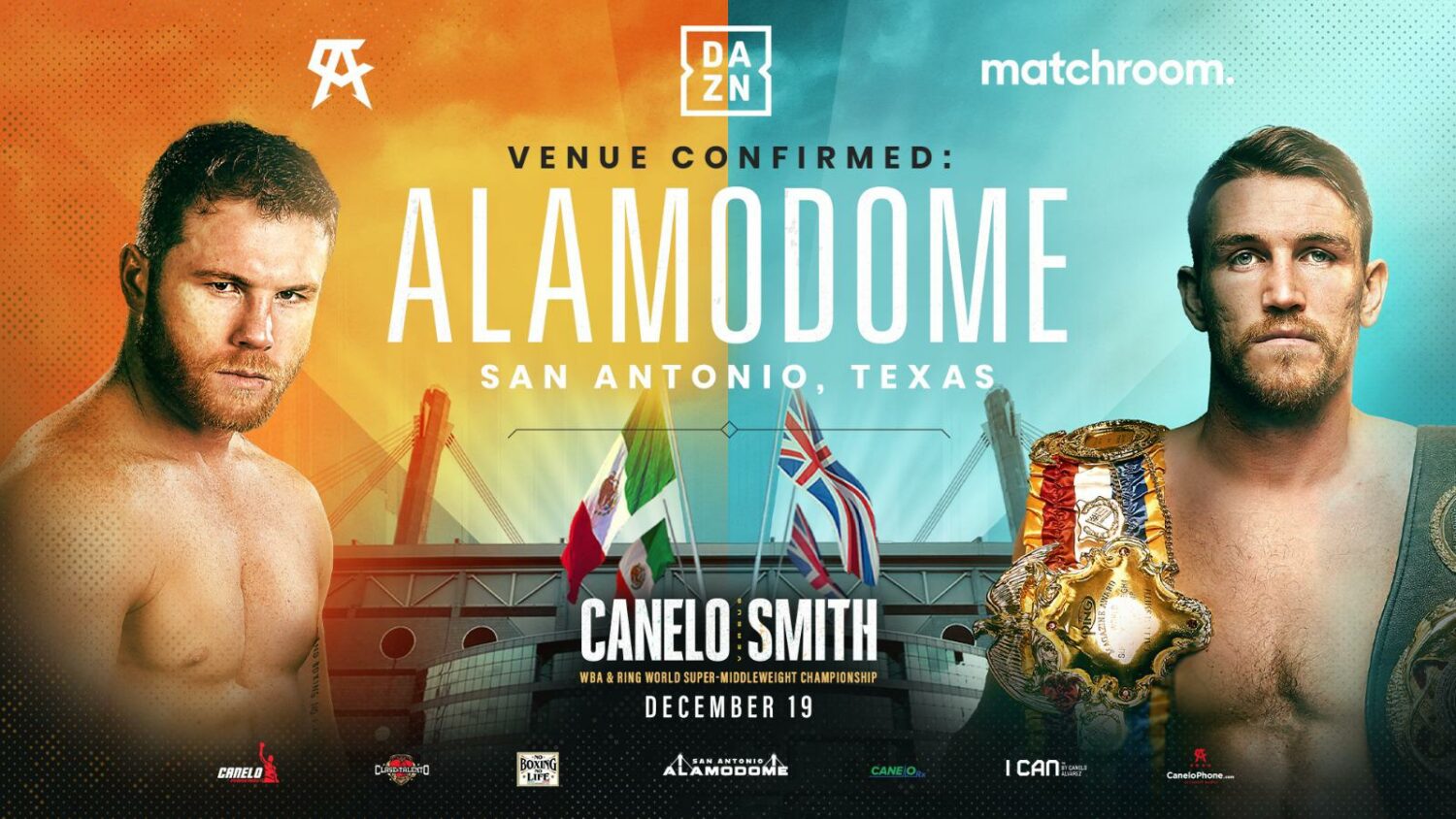 Alamodome hosts Canelo vs. Smith - Matchroom Boxing
