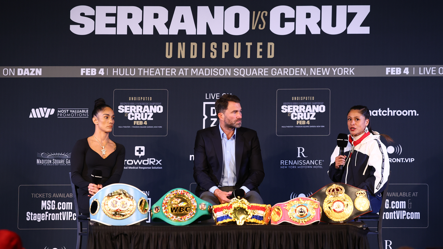 SERRANO VS. CRUZ FINAL PRESS CONFERENCE QUOTES - Matchroom Boxing