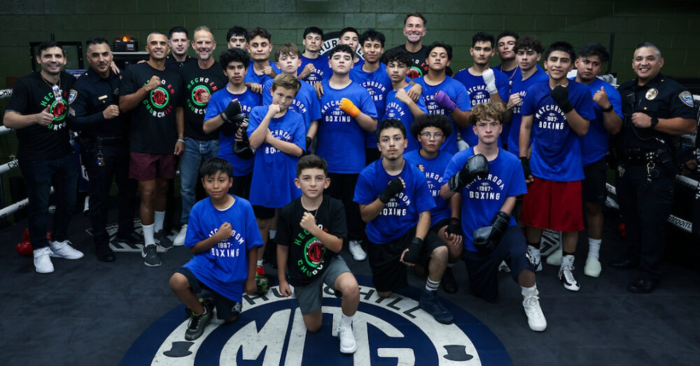 Matchroom Churchill Gym and Santa Monica Police LEAD youth empowerment ...